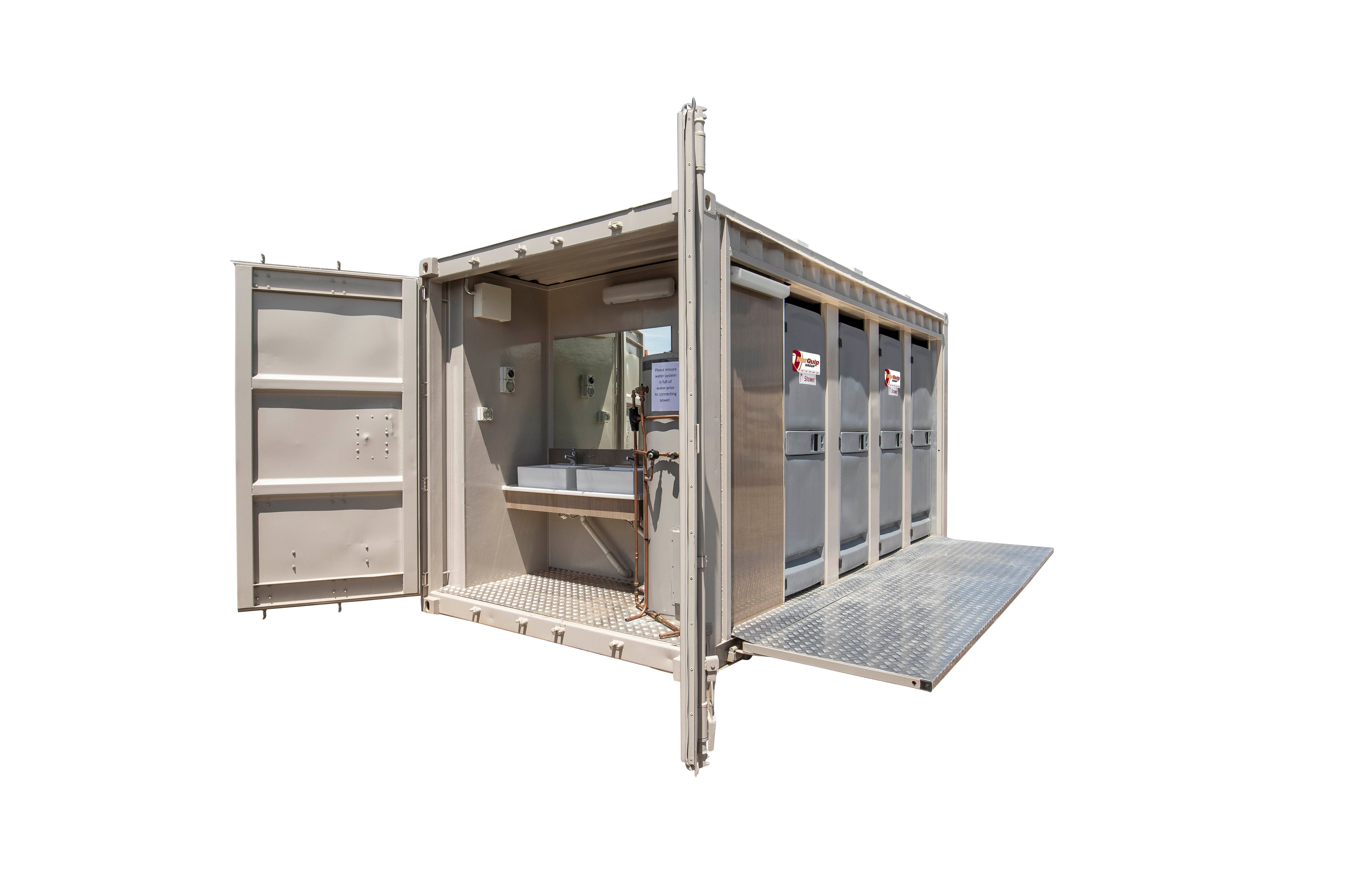 Shower Blocks (6 head) - Norquip Hire NQ Pty Ltd