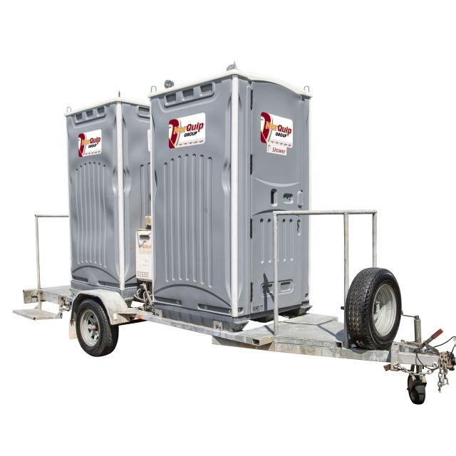 Portable Shower Trailers - NorQuip Hire Townsville